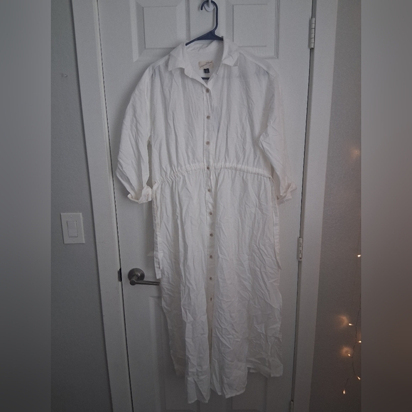 Universal Thread | Dresses | Universal Thread Cream Buttonup Dress ...